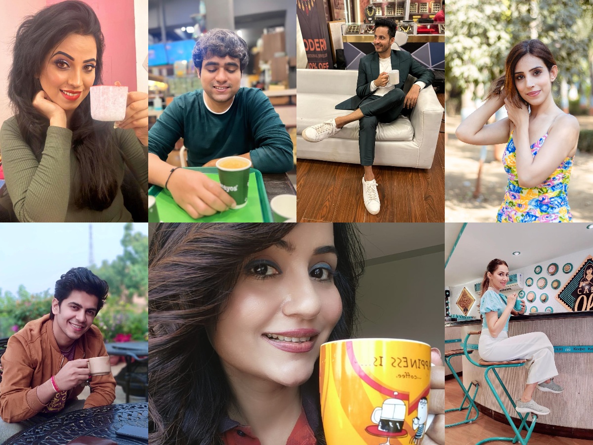 Celebs on their cup of tea!