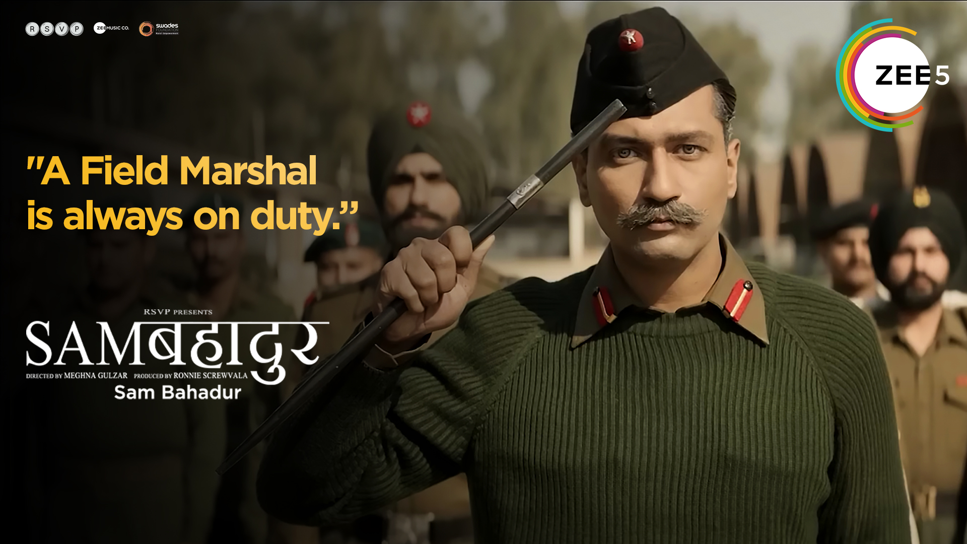 Top Iconic dialogues from Sam Bahadur streaming now on ZEE5 Global